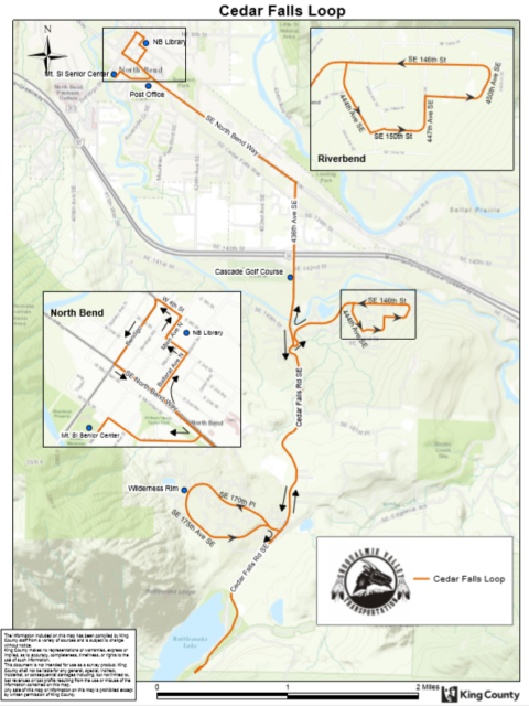Cedar Falls Loop - Snoqualmie Valley Transportation